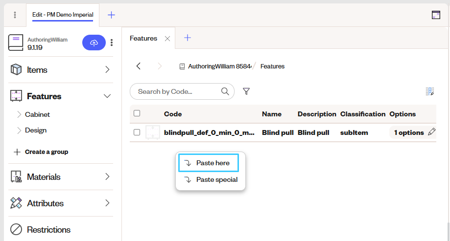 Authoring Hub - How to add features into a catalog – Content Studio