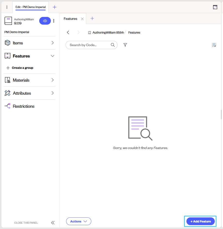 Authoring Hub - How to add features into a catalog – Content Studio