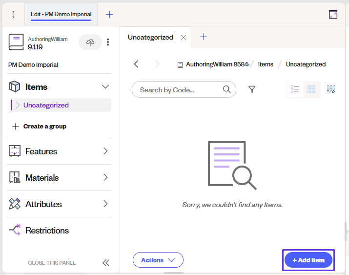 Authoring Hub - How to add items into a catalog – Content Studio