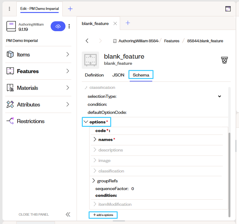 Authoring Hub - How to add features into a catalog – Content Studio