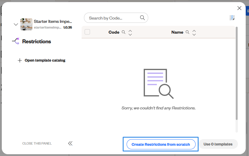 Authoring Hub - How to create restrictions – Content Studio