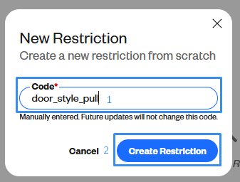 Authoring Hub - How to create restrictions – Content Studio